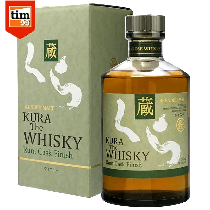 KURA BLENDED MALT WHISKY RUM CASK FINSIH 0.7