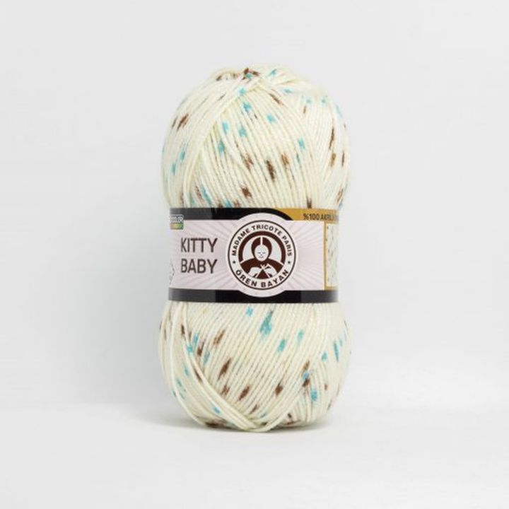 Vunica za decu Madame Tricote Paris Kitty Baby 100 g | izaberi boju