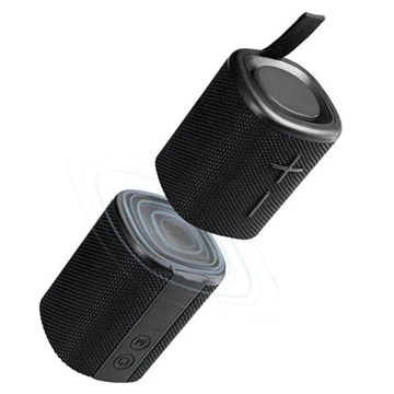 MOBILIZE 2-IN-1 MAGNETIC BLUETOOTH SPEAKER - 2X 10W - BLACK