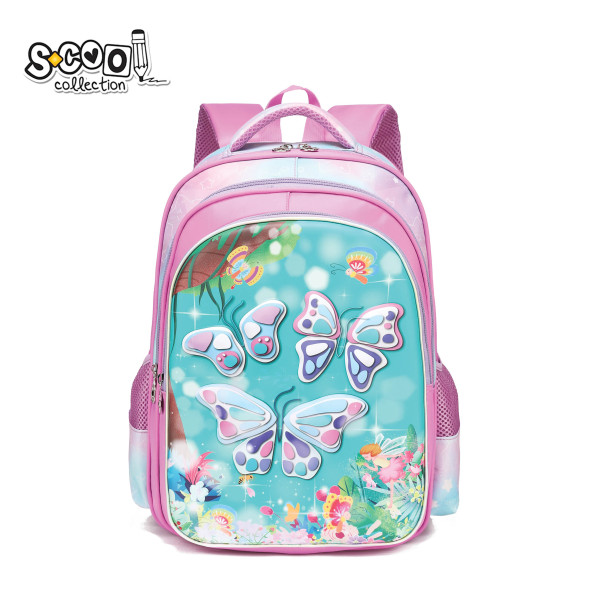 SCOOL školski ranac 3D Butterfly SC2544