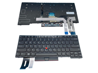 Tastatura za laptop Lenovo ThinkPad E480 L480 T480S T14 T490 backlight i gumb