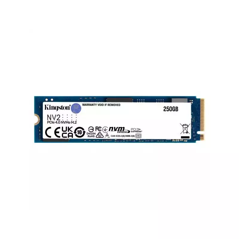 SSD M.2 NVME 250GB Kingston SNV2S/250G 3500MBs/2100MBs