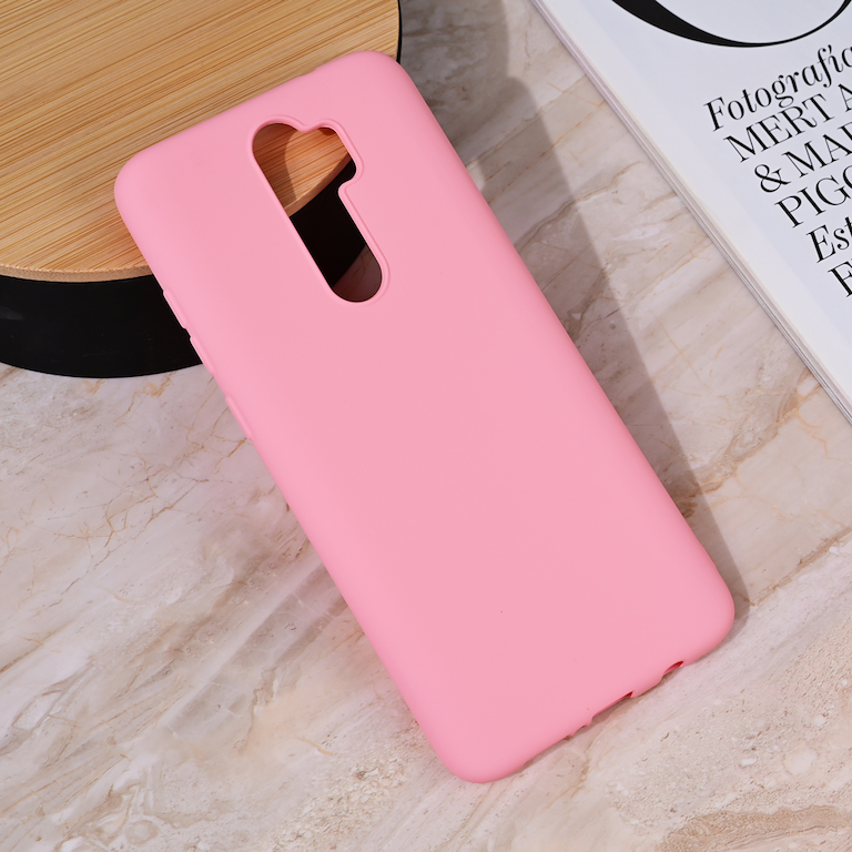 Maska Teracell Giulietta za Xiaomi Redmi Note 8 Pro mat roze