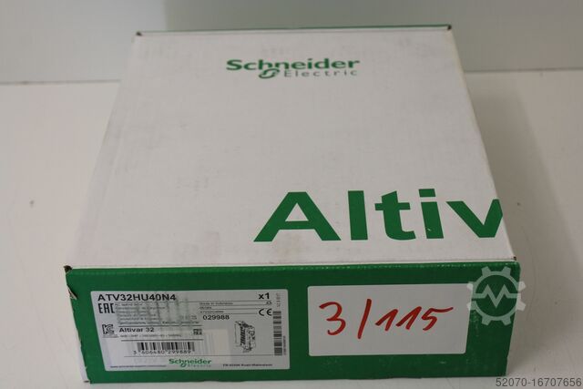 Frekventni regulator 4 KV 3-fazni 400V Novi
Schneider 3/115 ATV32HU40N4 Altivar 32