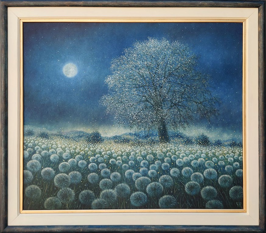Slika Miljana Vasiljevića – Mesečina
