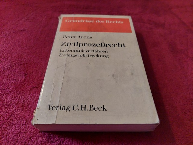 Peter Arens Zivilprozebrecht Verlag Beck