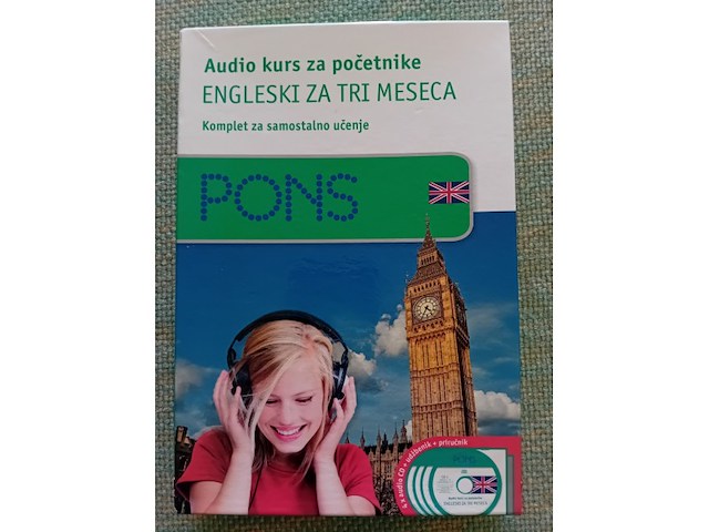 PONS Engleski za tri meseca Audio kurs za početnike