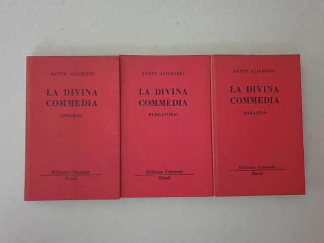 Dante Alighieri - La divina Commedia, Italijanski !