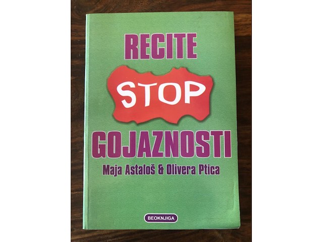 Recite stop gojaznosti - Maja Astaloš i Olivera Ptica