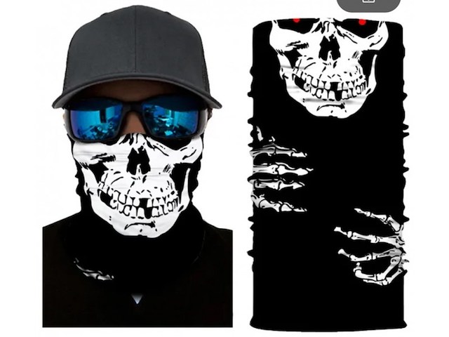 Bandana Marama Skull Kostur Potkapa Maska Model 29