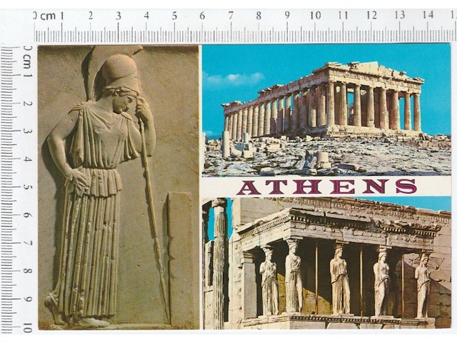 Grčka - Atina - Athens-Acropolis - Parthenon, Caryatide