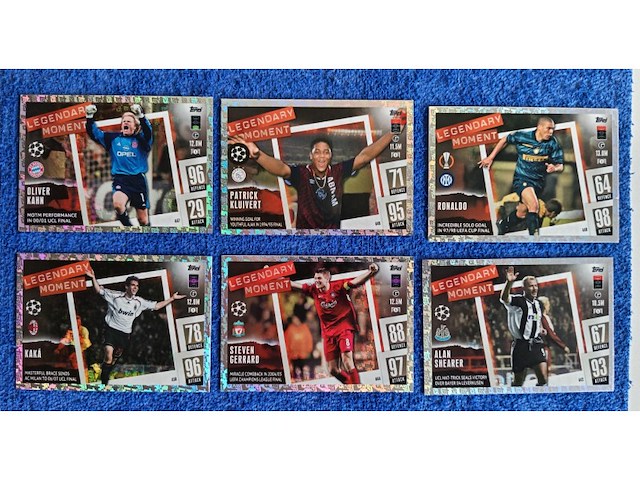 2023/24 Match Attax UEFA CL Legendary Moment Lot