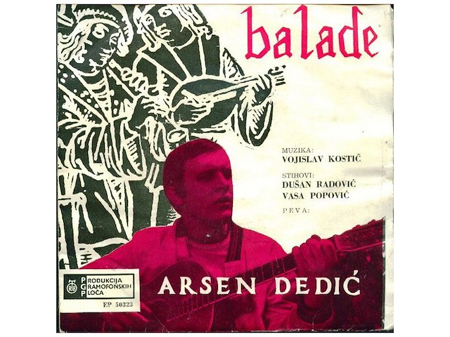 Arsen Dedić – Balade Vinyl, 7`, EP