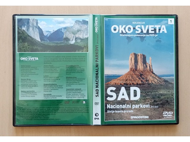 KOLEKCIJA OKO SVETA - SAD Nacionalni Parkovi I deo(DVD)