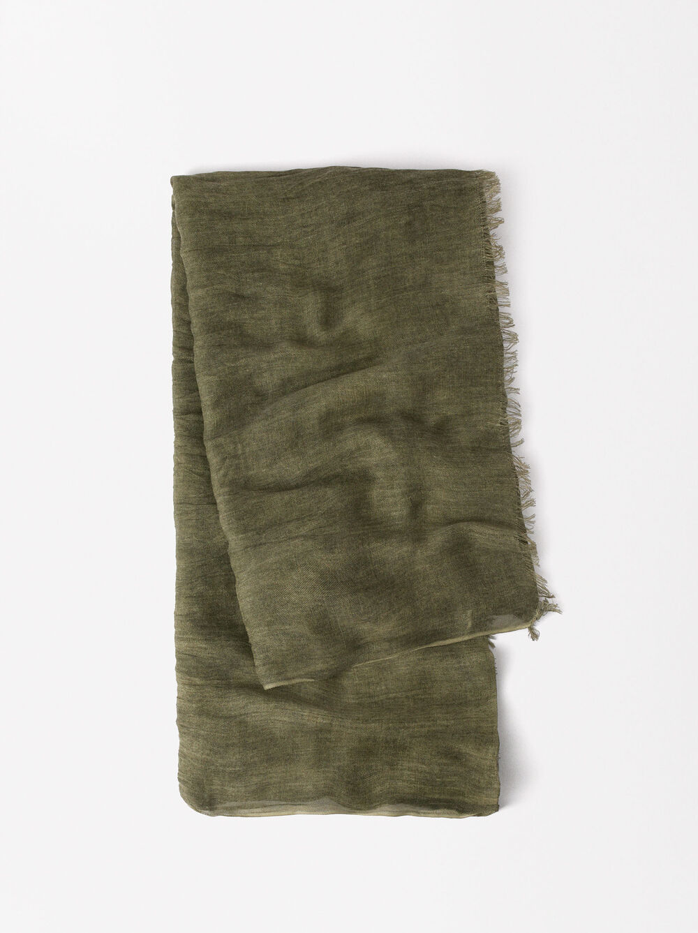 Pashmina With Frayed Detailing