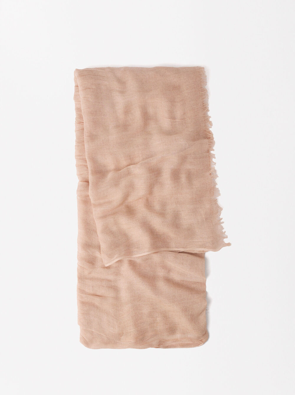 Pashmina With Frayed Detailing