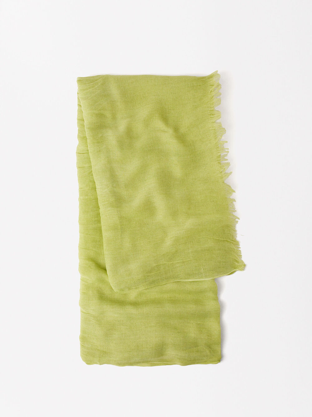 Pashmina With Frayed Detailing