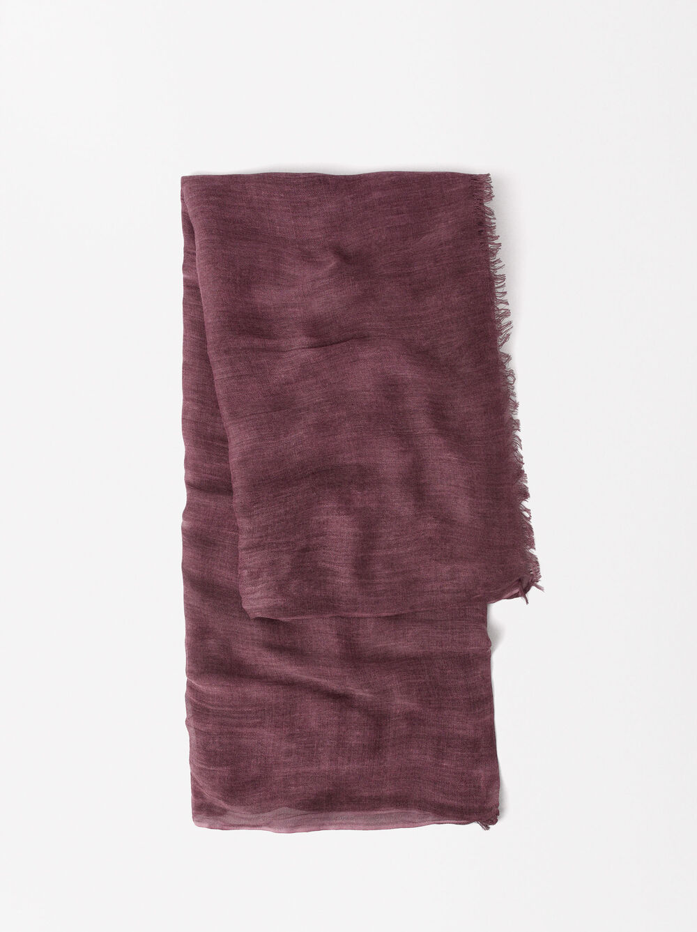 Pashmina With Frayed Detailing