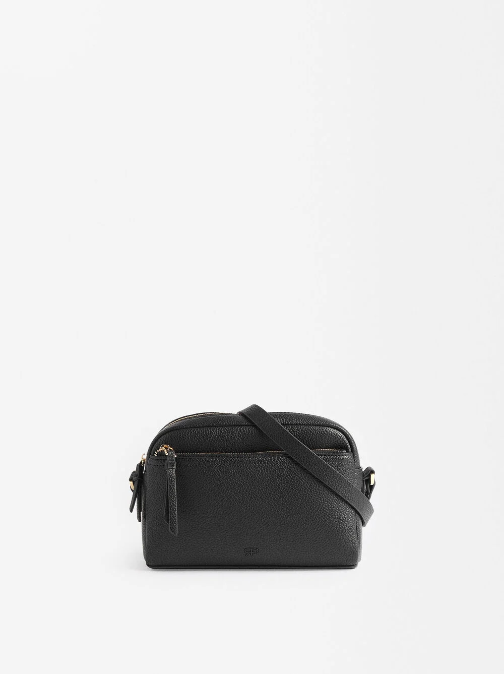 Textured Basic Crossbody Bag