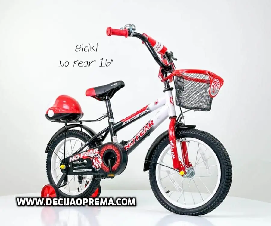 Bicikl No Fear 16″ za decu Crveni