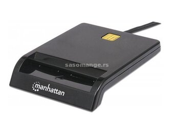 MANHATTAN Smart Card Reader USB položeni (za biometrijske licne karte)