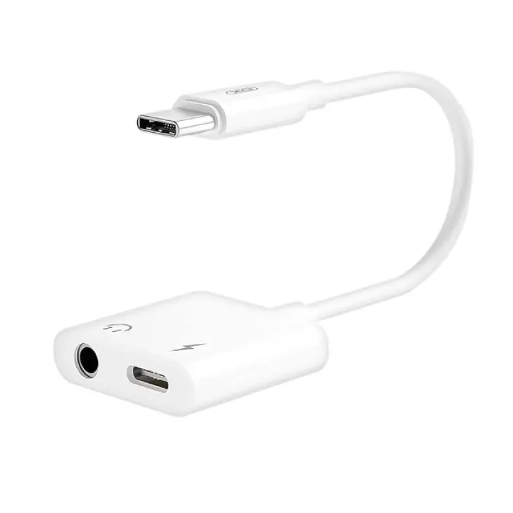 Audio adapter USB-C na USB-C+3.5mm