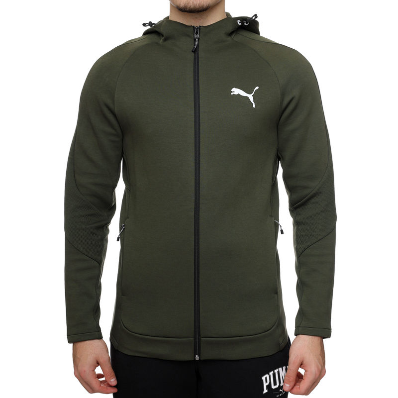 MUŠKI DUKS PUMA EVOSTRIPE FULL-ZIP HOODIE DK