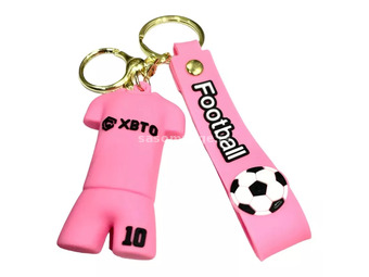 Footbal - Inter M Jersey Pink Keychain