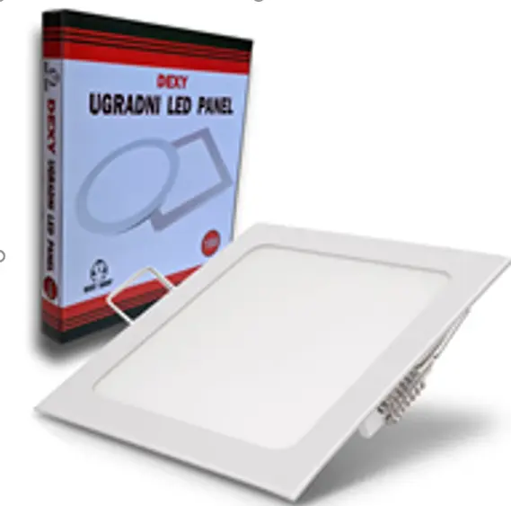 Dexy Shop Ugradni led panel kockasti,18W, 6400K