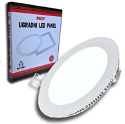 Dexy Shop Ugradni led panel okrugli, 24W, 6400K