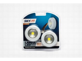 SKYCAR Lampa LED set 2 kom samolepljiva C1194