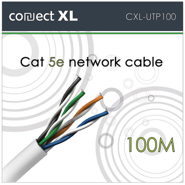 Mrežni UTP CAT5E kabel na pak 100 met, CXL-UTP100