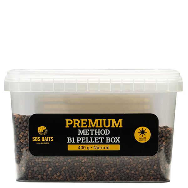 SBS Premium Method B1 Pellet Box 400g Natur