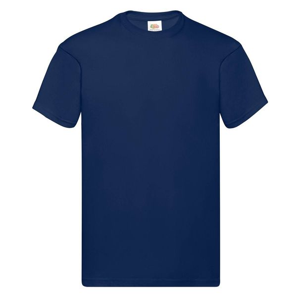 NAVY BLUE MEN'S T-SHIRT ORIGINAL FRUIT OF THE LOOM