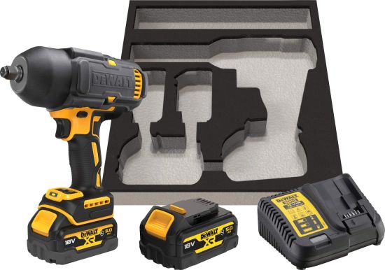 Akumulatorski udarni odvrtač DeWALT DCF900P2G; 2x5,0 Ah u sunđerastom ulošku