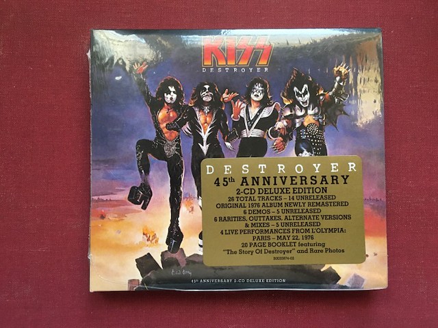 KiSS - DESTRoYER  45th Anniversary Deluxe 2CD 1976