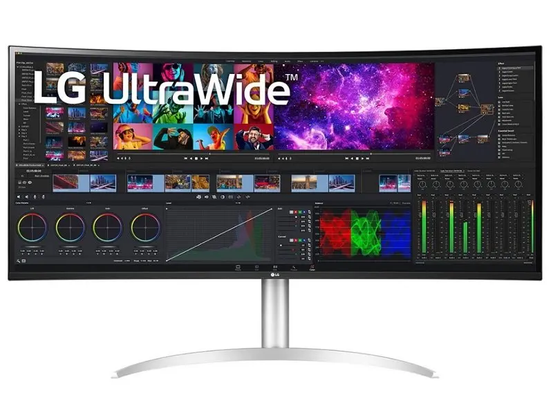 LG 40WP95CP-W Monitor UltraWide 5K2K, Nano IPS Curved, Sivi