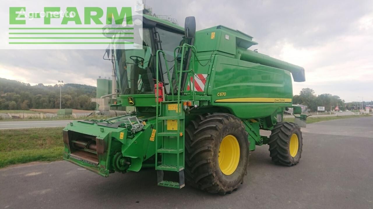 John Deere c670 + geringhoff vs610 kombajn za žito