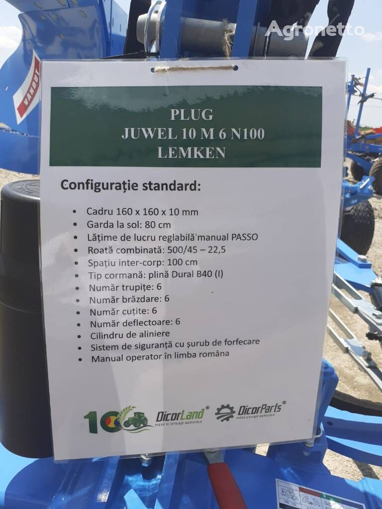 Novi Lemken Juwel 10 reverzibilni plug