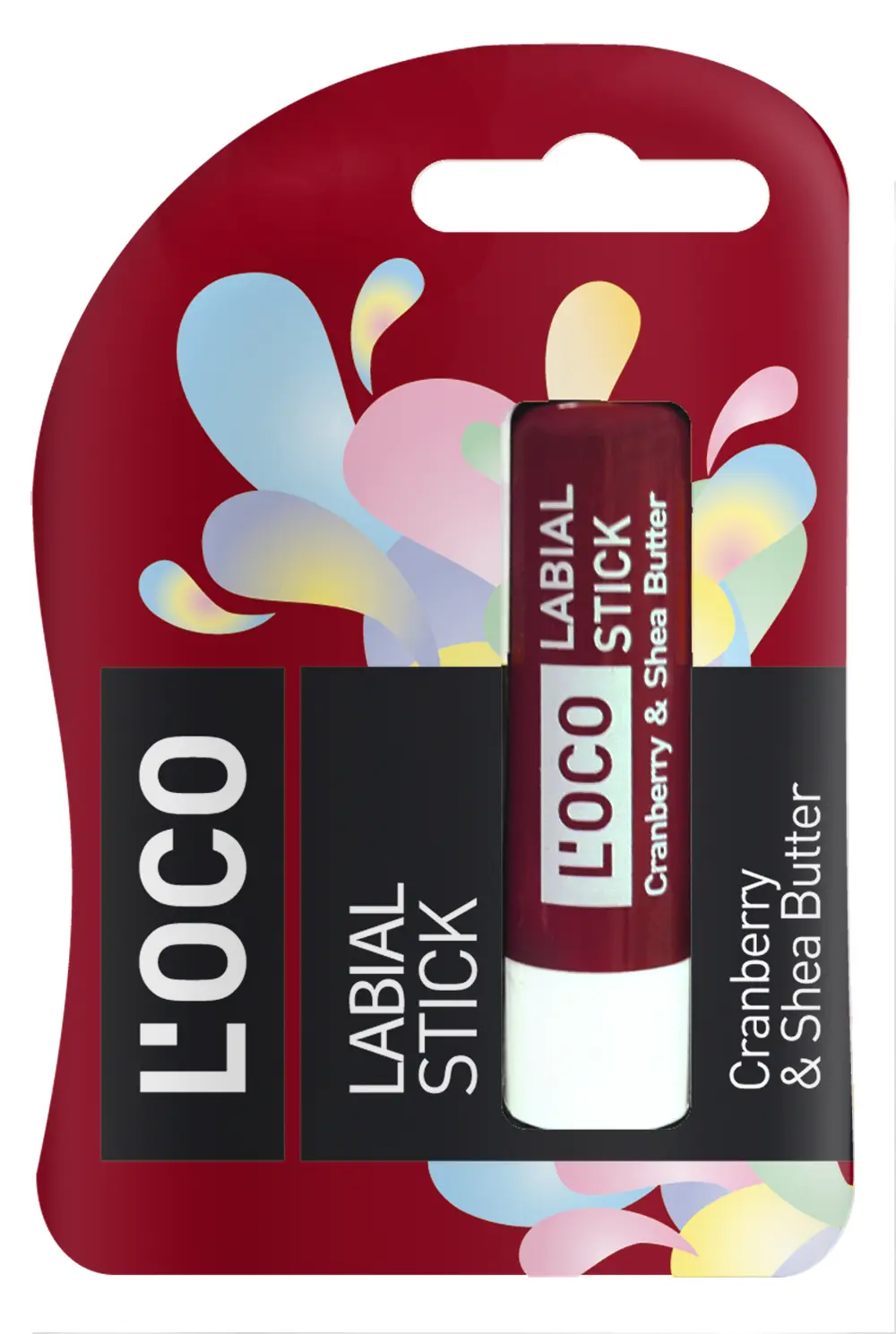 L'OCO Labial, Cranberry i Shea Butter, 5.1g