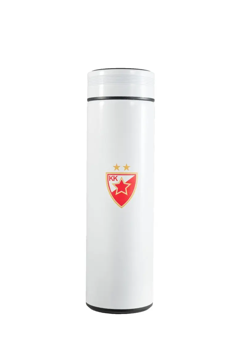 KK Crvena Zvezda Termos, 500ml, Beli