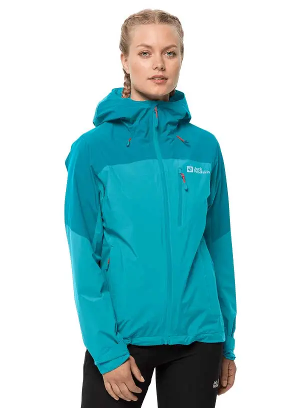 JACK WOLFSKIN Ženska jakna GO HIKE JACKET W tirkizna