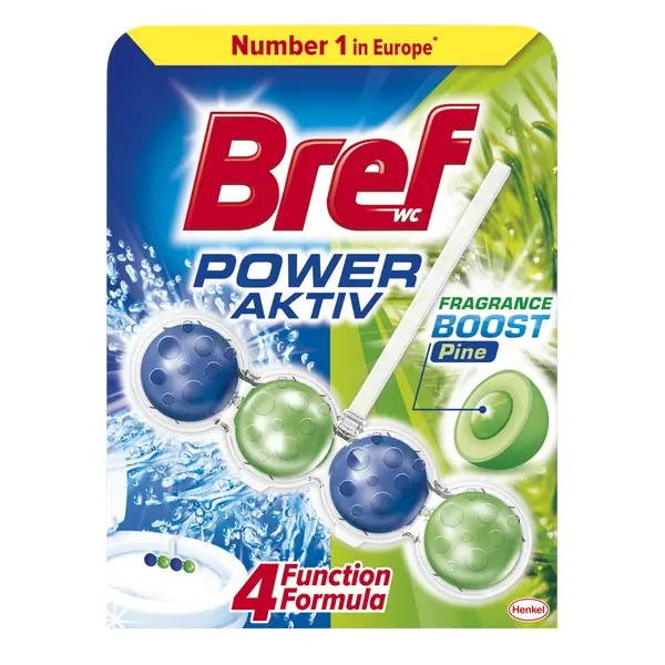 BREF WC osveživač za šolju Power Aktiv Pine, 50 g