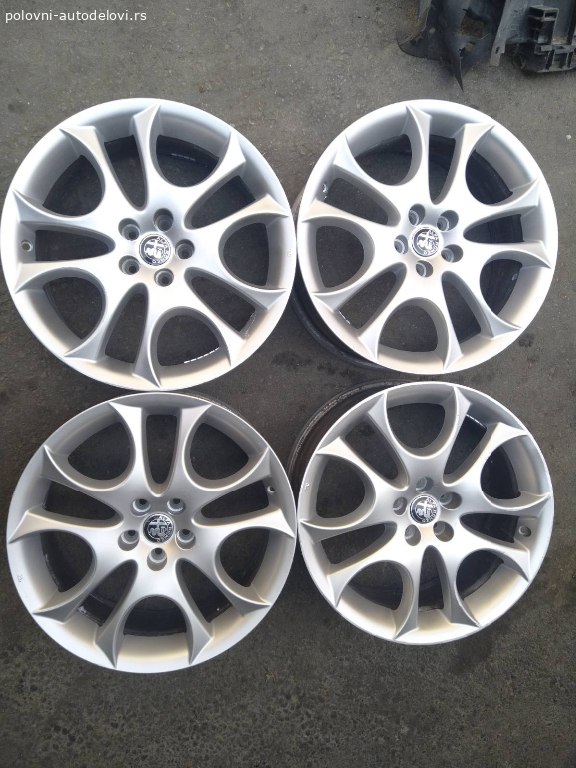 Alu felne 5x98 R17 Alfa Romeo 7j Originalni delovi Moguca u