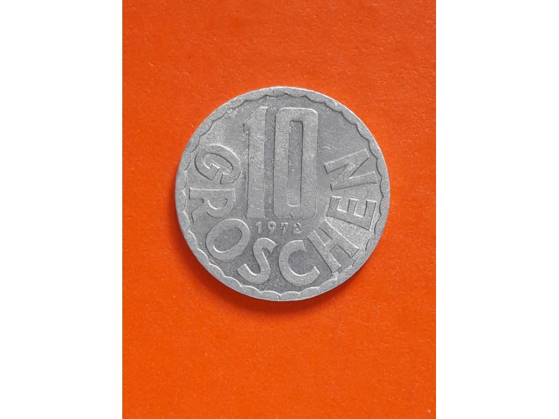 10 groša 1972 - Austrija