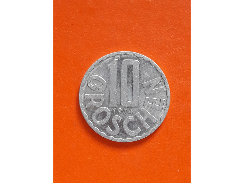 10 groša 1974 - Austrija