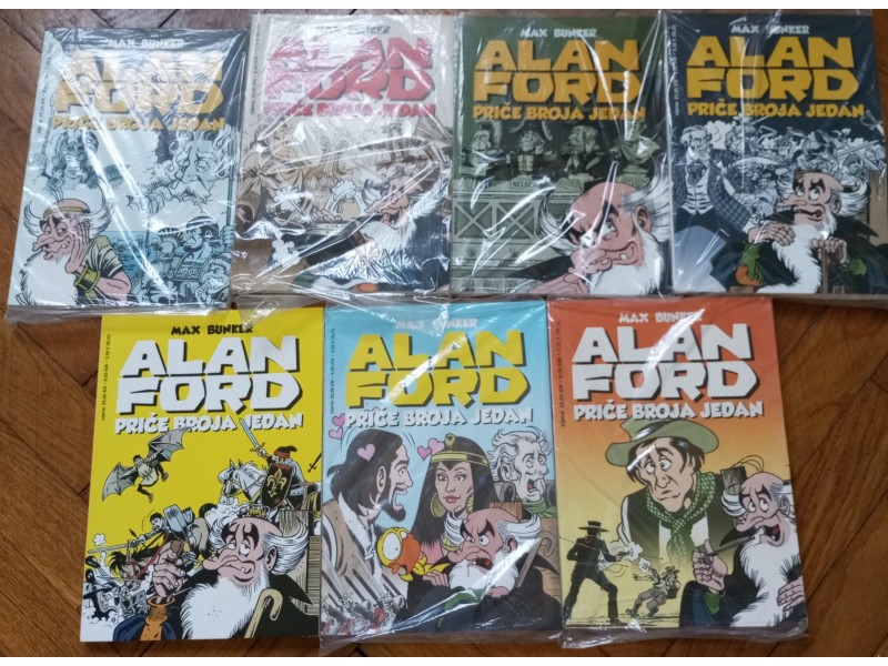 Alan Ford priče br 1 lot 1-7