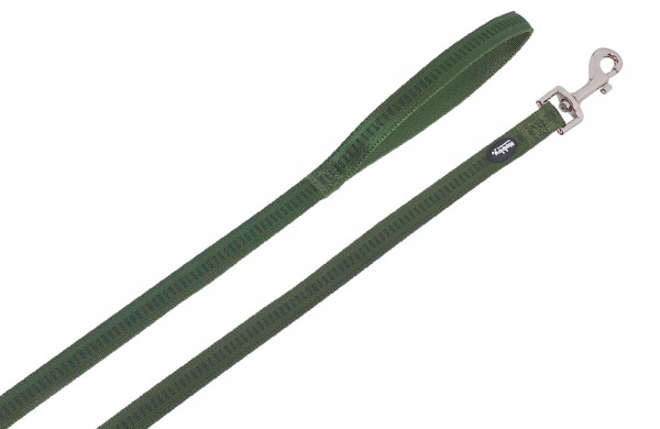 Nobby Dog Soft Grip povodac L/XL maslinasto zelena 25mm 120cm