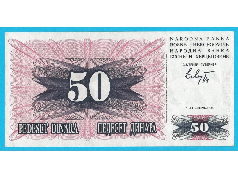 BIH 50 dinara 1992