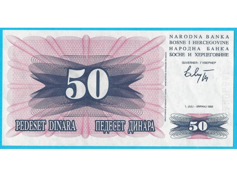 BIH 50 dinara 1992